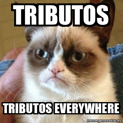 Meme Grumpy Cat - TRIBUTOS TRIBUTOS EVERYWHERE - 31808641