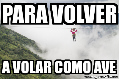 Meme Personalizado - para volver a volar como ave - 31810670