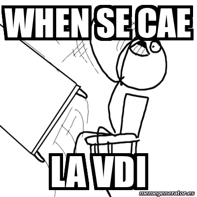 Meme Desk Flip Rage Guy - When SE CAE LA VdI - 31811583