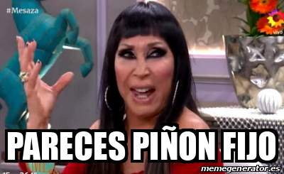 Meme Personalizado - Pareces piñon fijo - 31812178