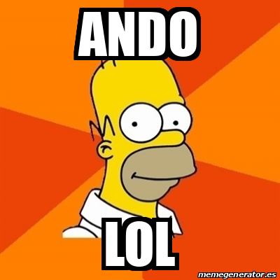 Meme Homer - ANDO Lol - 31816978
