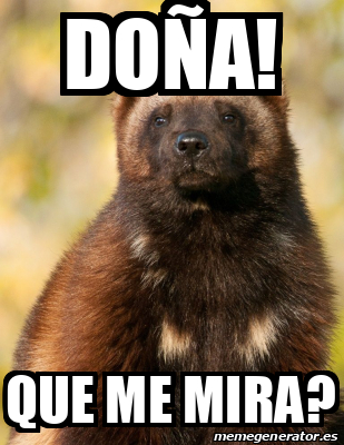 Meme Personalizado - Doña! Que me mira? - 31822323