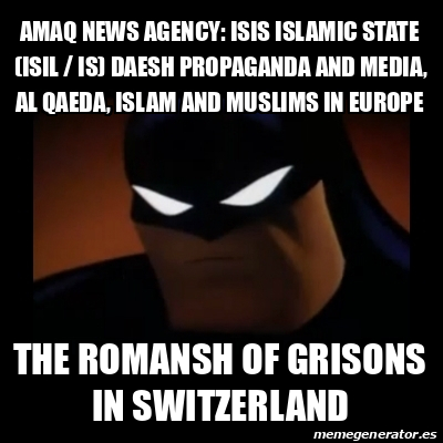 Meme Disapproving Batman - Amaq News Agency: ISIS Islamic State (ISIL ...