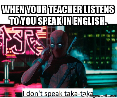 English Listening Memes