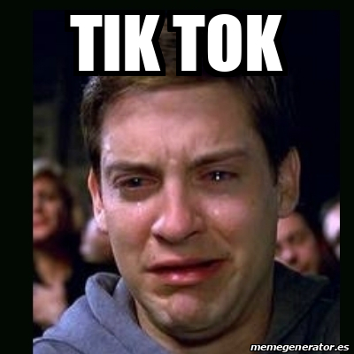 Meme crying peter parker - TIK TOK - 31834530