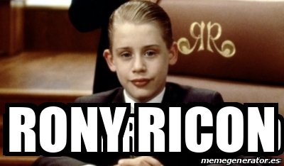 Meme Personalizado - RONY RICON - 31841625
