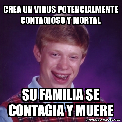 Meme Bad Luck Brian - Crea un virus potencialmente contagioso y mortal ...