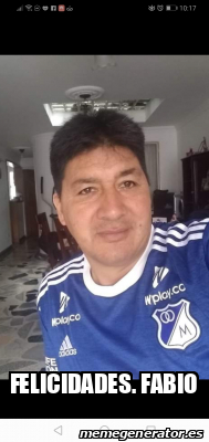 Meme Personalizado - Felicidades. Fabio - 31858146