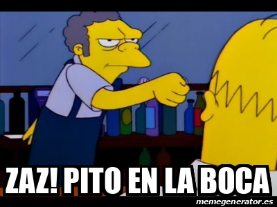 Meme Personalizado - zaz! pito en la boca - 31861986
