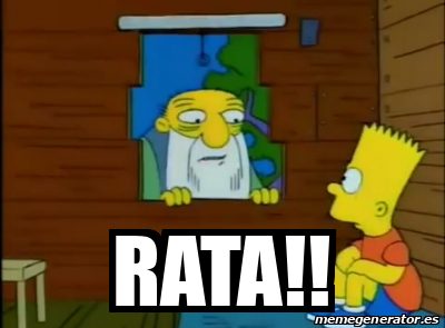 Meme Personalizado - rata!! - 31869966