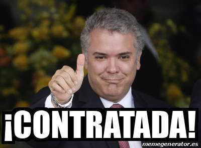 Meme Personalizado - ¡CONTRATADA! - 31877528