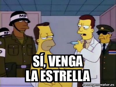 Meme Personalizado - sí, venga la estrella - 31879374