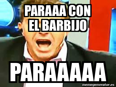 Meme Personalizado - paraaa con el barbijo paraaaaa - 31880244