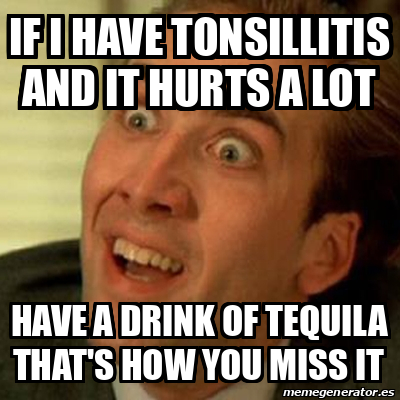 Tonsillitis Memes