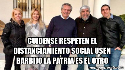 Meme Personalizado - CUIDENSE RESPETEN EL DISTANCIAMIENTO SOCIAL USEN ...