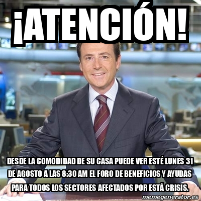 Meme Matias Prats - ¡Atención! Desde la comodidad de su casa puede ver ...