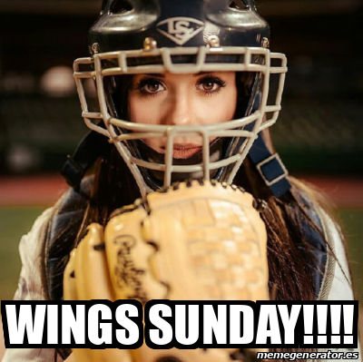 Meme Personalizado - Wings sunday!!!! - 31893903