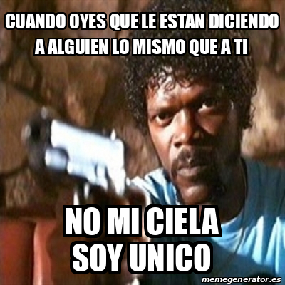 Meme Pulp Fiction - Cuando oyes que le estan diciendo a alguien lo ...