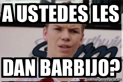 Meme Personalizado - A ustedes les Dan barbijo? - 31898821