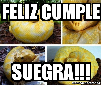 Meme Personalizado - Feliz Cumple Suegra!!! - 31096212