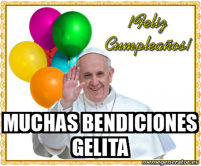 Meme Personalizado - Muchas bendiciones Gelita - 31906549