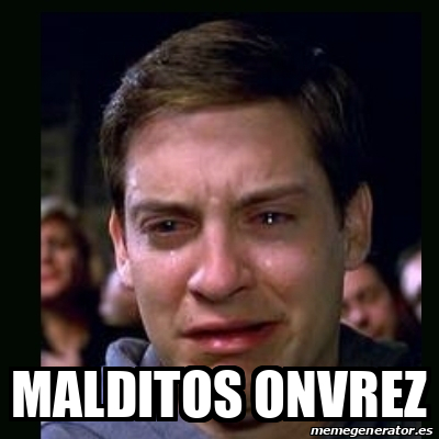 Meme crying peter parker - Malditos Onvrez - 31910748