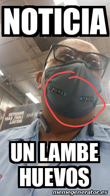 Meme Personalizado - Noticia un lambe huevos - 31913444