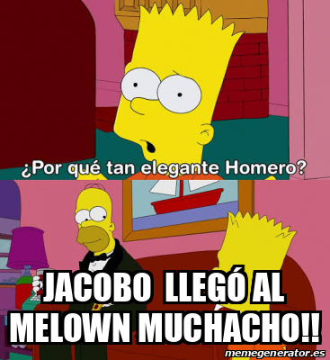 Meme Personalizado - Jacobo llegó al melown muchacho!! - 31920015