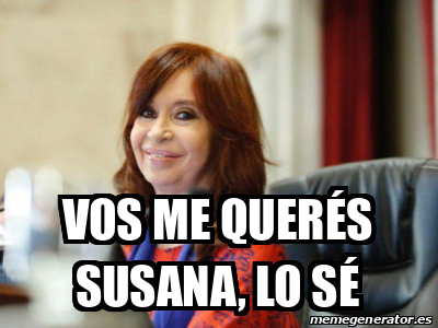 Meme Personalizado - vos me querés susana, lo sé - 31921935
