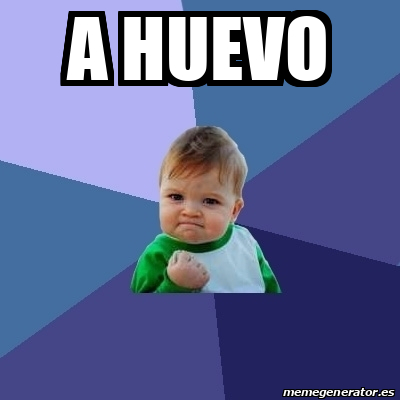 Meme Bebe Exitoso - A HUEVO - 31921944