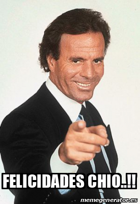 Meme Personalizado - Felicidades Chio..!! - 31923358