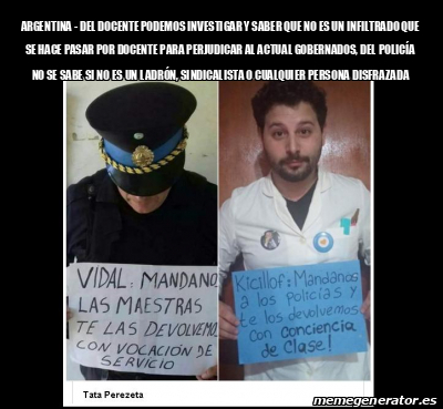 Meme Personalizado - argentina - del docente podemos investigar y saber ...