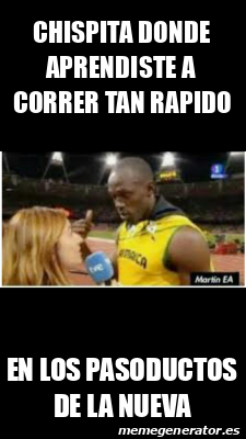 Meme Personalizado - chispita donde aprendiste a correr tan rapido en ...