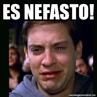 Meme crying peter parker - ES NEFASTO! - 31926162
