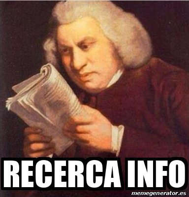 Meme Personalizado - recerca INFO - 31927066