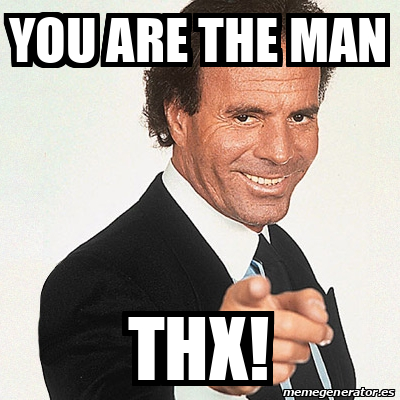 Meme Julio Iglesias - You are the man thx! - 31932049