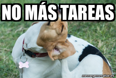Meme Personalizado - no más tareas - 31933912