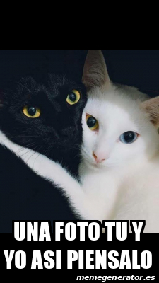 Meme Personalizado - Una foto tu y yo asi piensalo - 31934066