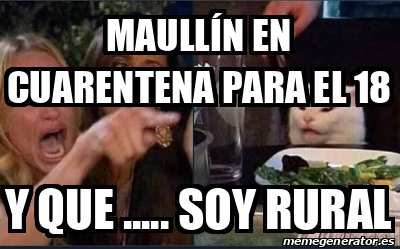 Meme Personalizado - Maullín en cuarentena para el 18 y que ..... soy ...