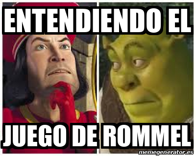 Meme Personalizado - Entendiendo el juego de rommel - 31936681