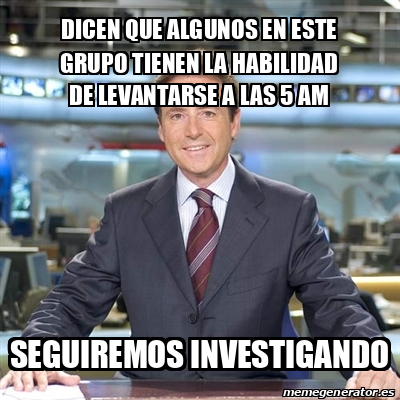 Meme Matias Prats - dicen que algunos en este grupo tienen la habilidad ...