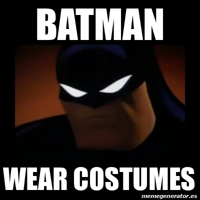 Meme Disapproving Batman - batman WEAR COSTUMES - 31944180