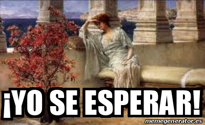 Meme Personalizado - ¡yo se esperar! - 31946120