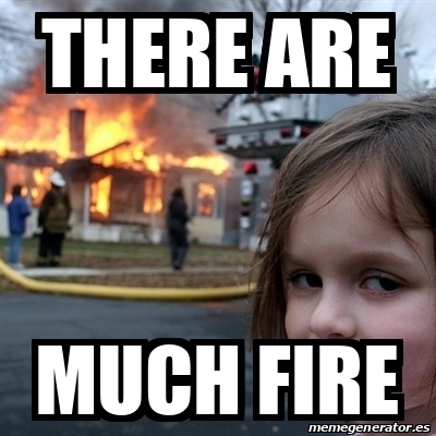 Meme Disaster Girl - there are much fire - 31946164