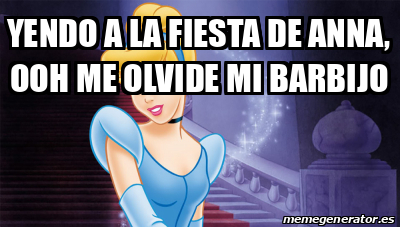 Meme Personalizado - yendo a la fiesta de anna, ooh me olvide mi ...