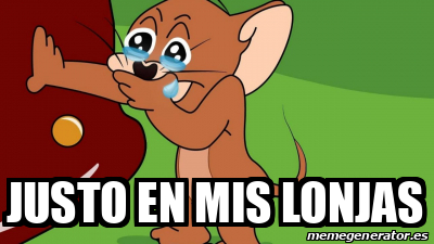 Meme Personalizado - Justo en mis lonjas - 31960367