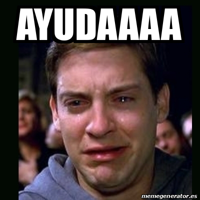 Meme crying peter parker - AYUDAAAA - 31965876