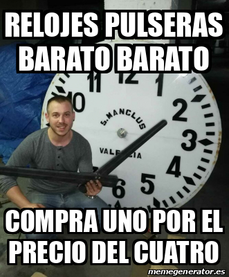 Meme Personalizado - relojes pulseras barato barato compra uno por el ...