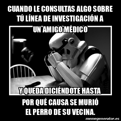 Meme Sad Trooper - Cuando LE CONSULTAS ALGO SOBRE tú línea de ...