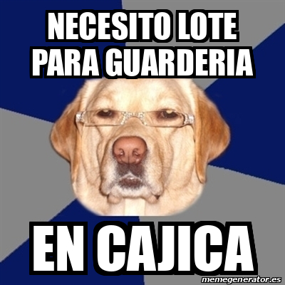 Meme Perro Racista - NECESITO LOTE PARA GUARDERIA EN CAJICA - 31995540